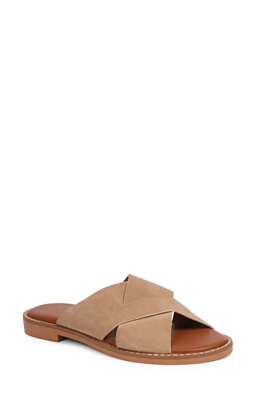 VIVI BLU Saint G Blossom Slide Sandal - Beige