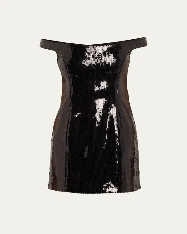 Retrofete Dannie Sequined Mini Dress