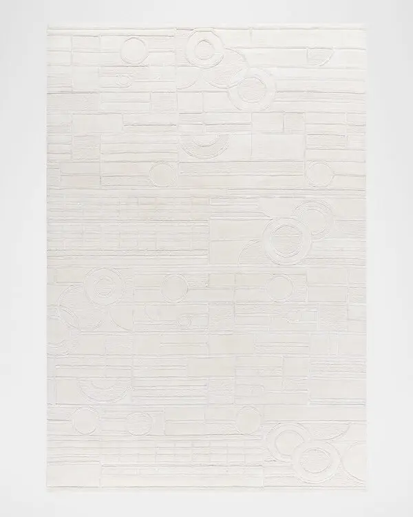 SURYA RUGS X Frank Lloyd Wright Foundation Transcendence Hand-knotted Rug, 9' X 12 - Cream