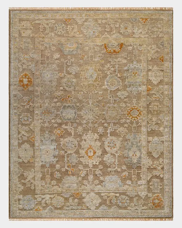 SURYA RUGS Sinclair Hand-knotted Rug, 10' X 14 - Brown