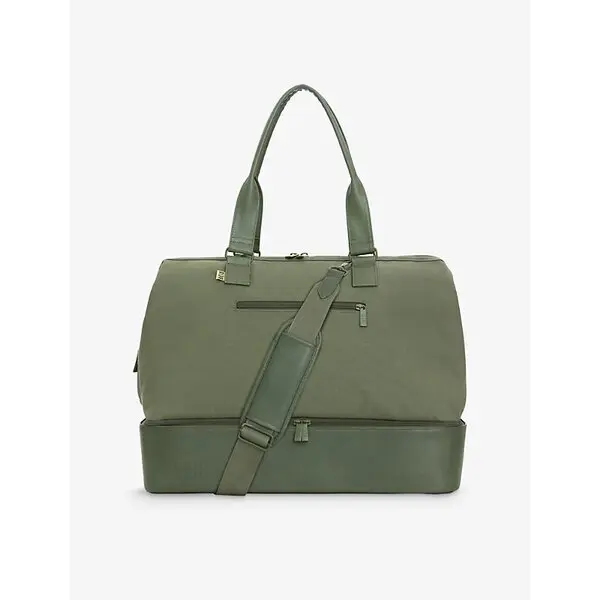 BEIS Canvas And Vegan-leather Tote Bag - In Olive