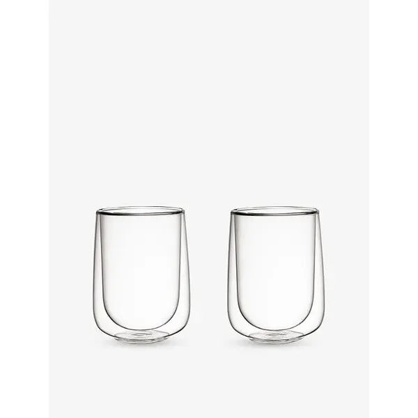 VILLEROY & BOCH Double-walled Set Of Two Latte Glasses 360ml