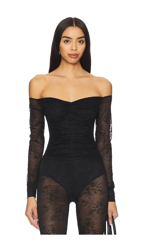 AFRM Odilla Lace Combo Top