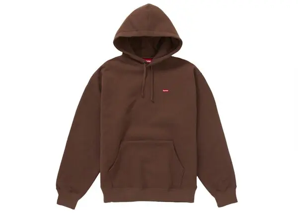 Supreme Small Box Hooded Sweatshirt - Brown
