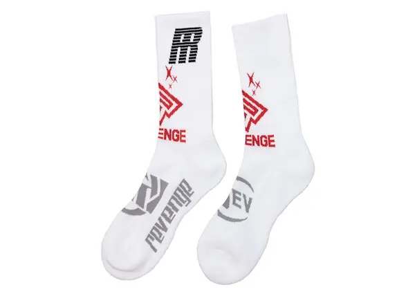 REVENGE Moto Socks - White