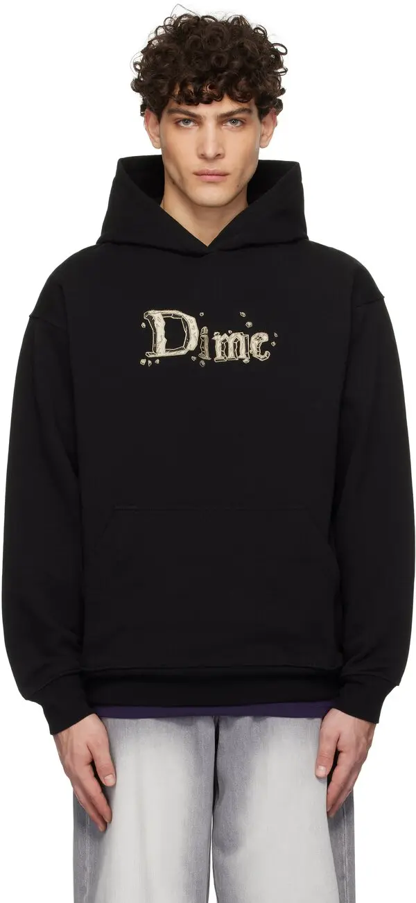 Dime Classic Stone Hoodie - Black | Editorialist