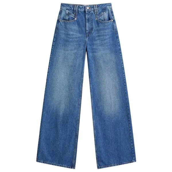 Isabel Marant Lemony Baggy Jeans - Blue