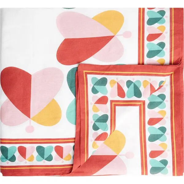 La DoubleJ Medium Tablecloth - Farfalle Ring Multicolor