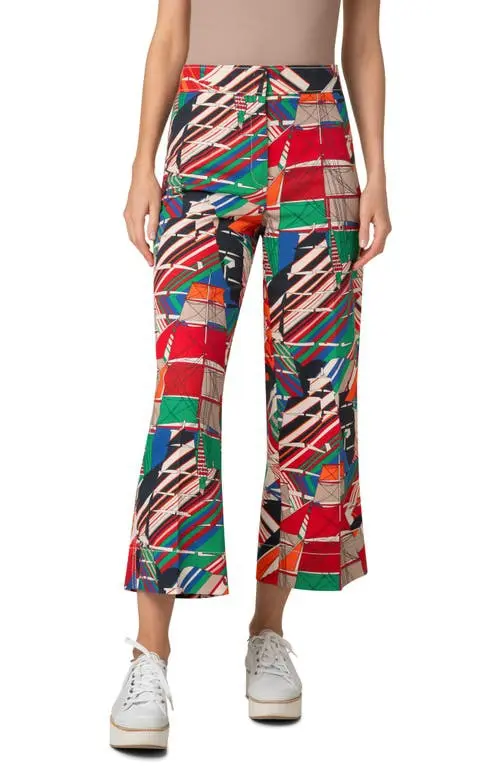 Akris Chieko Sea Clipper Print Jeans