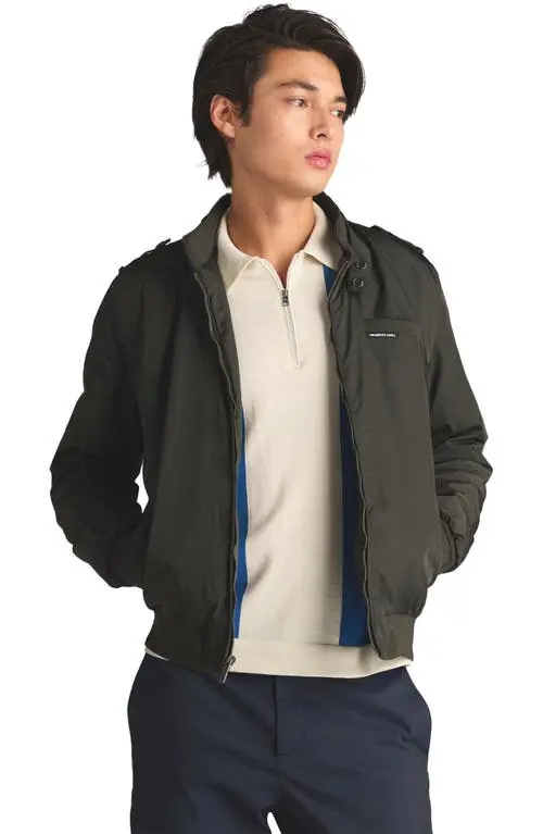 MEMBERS ONLY Heavy Iconic Racer Jacket - Dark Green