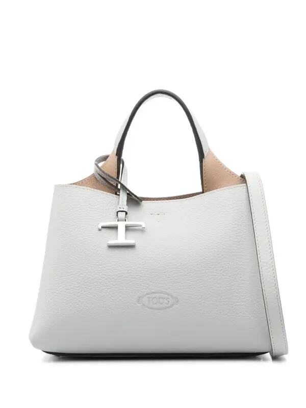TOD'S Micro Leather Tote - Blue