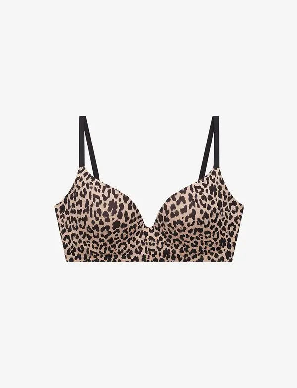 THIRDLOVE Zero Edge™ Wireless Push-up Bra - Leopard