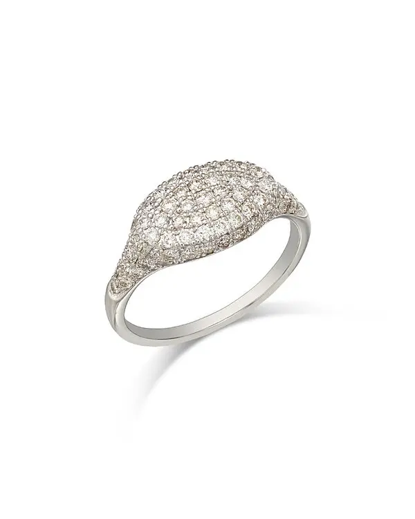 Bloomingdale'S Diamond Pave Pinky Ring