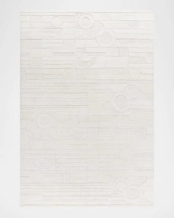 SURYA RUGS X Frank Lloyd Wright Foundation Transcendence Hand-knotted Rug, 6' X 9 - Cream