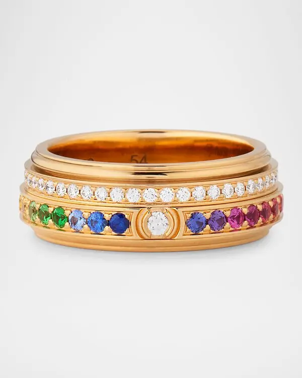 PIAGET Possession Multi Stone Ring - Rose Gold