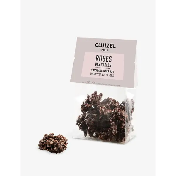 MICHEL CLUIZEL Rose Des Sables Kayambé Dark Chocolate Crispies 125g