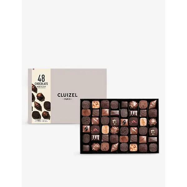 MICHEL CLUIZEL Noir & Lait Chocolate Bonbons Box Of 48