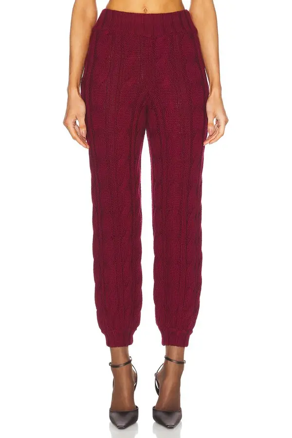 ROWEN ROSE Wool Jogger Pant