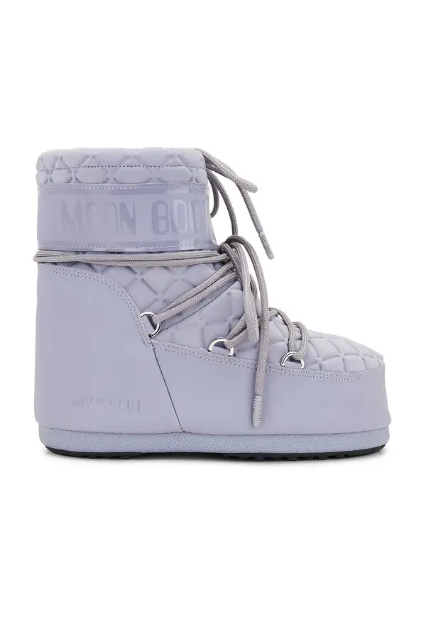 Moon Boot Icon Low Quilt Boots - Grey