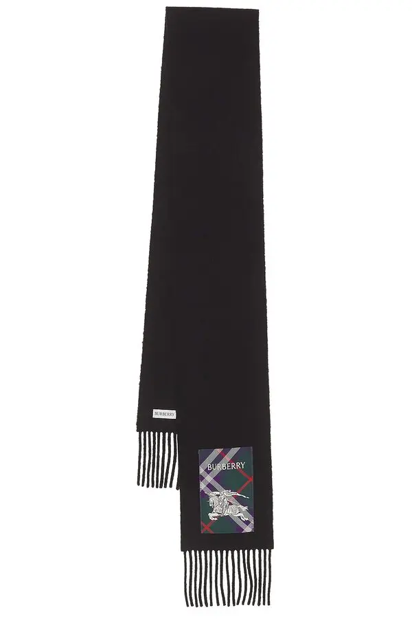 Burberry Solid Label Scarf