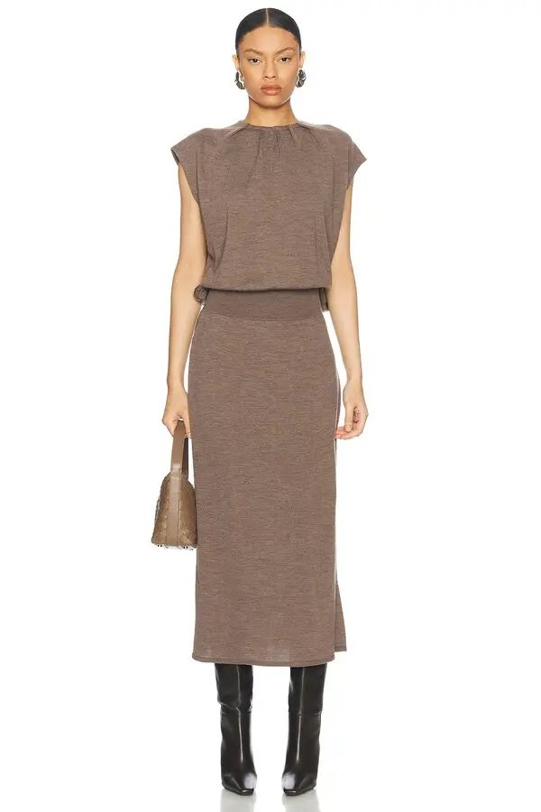 Simkhai Xion Draped Cape Dress