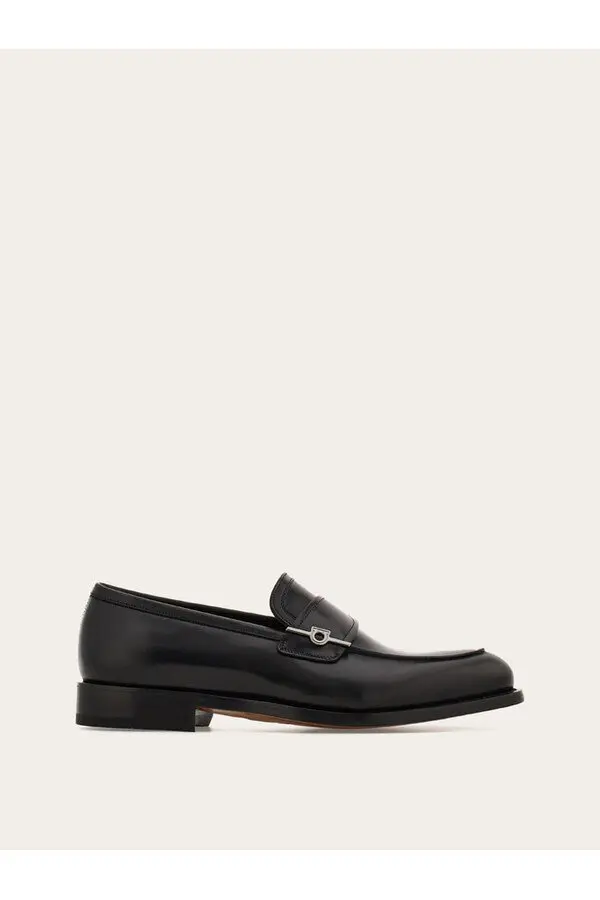 FERRAGAMO Penny Loafer With Gancini Ornament