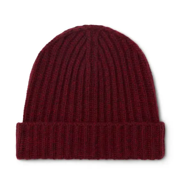 G. LABEL BY GOOP G. Label Ribbed Wool-cashmere Beanie - Oxblood