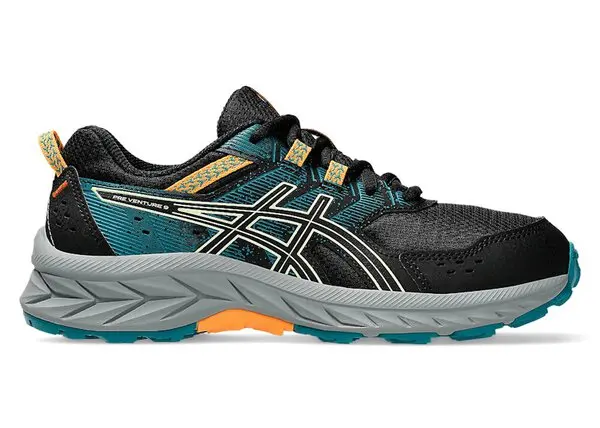 Asics Gel-venture 9in Athletic Sneakers - Black/cool Matcha