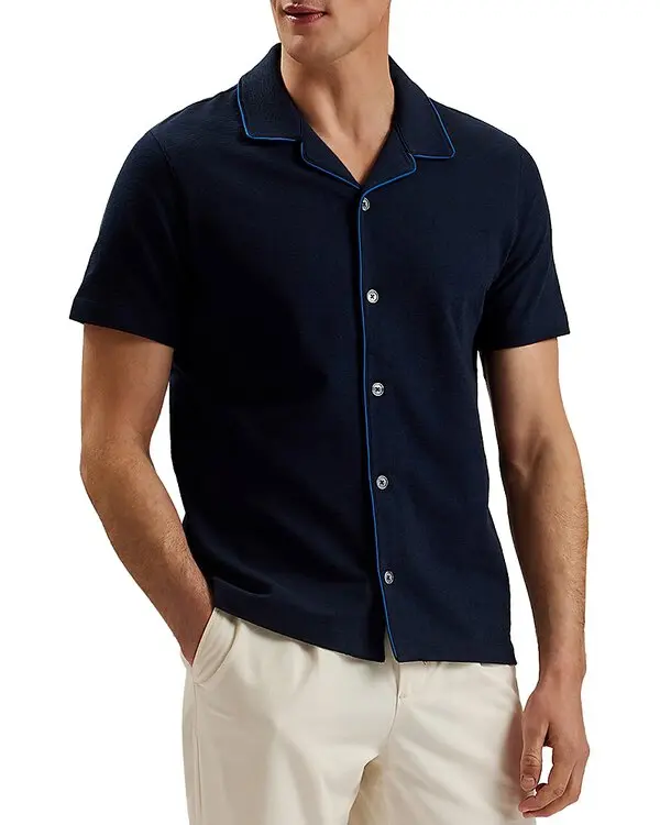 Ted Baker London Selar Short Sleeve Button Front Shirt