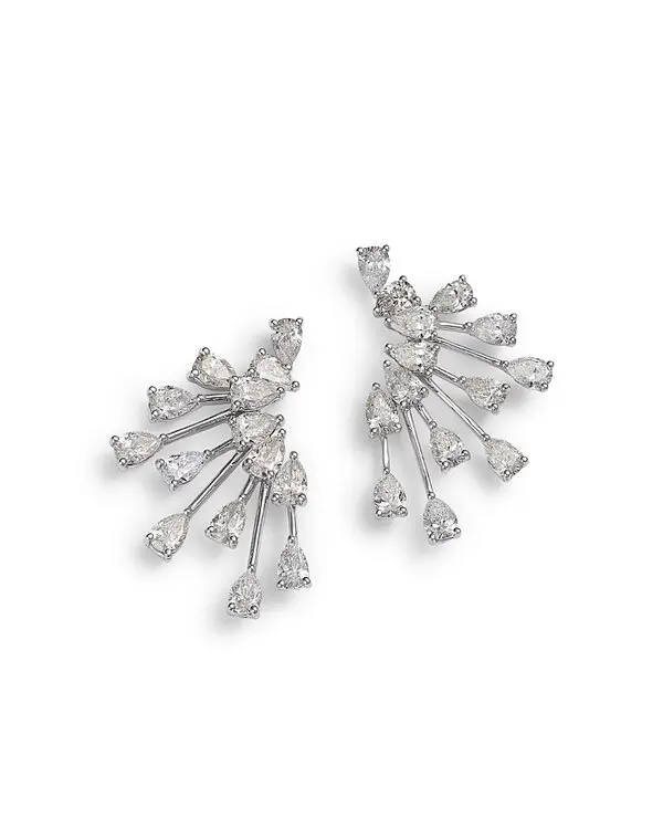 Bloomingdale'S Diamond Pear Spray Earrings In 18k Gold