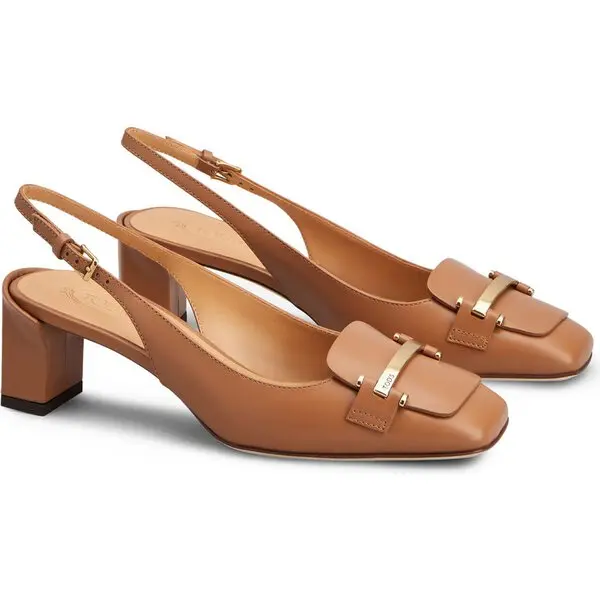TOD'S Barretta Slingback Pumps