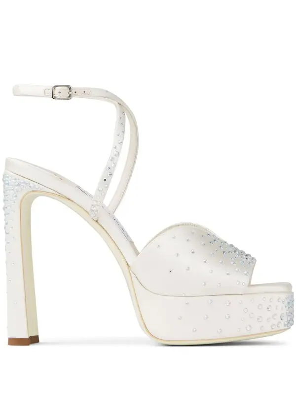 JIMMY CHOO 125mm Karli Sandals - Neutrals