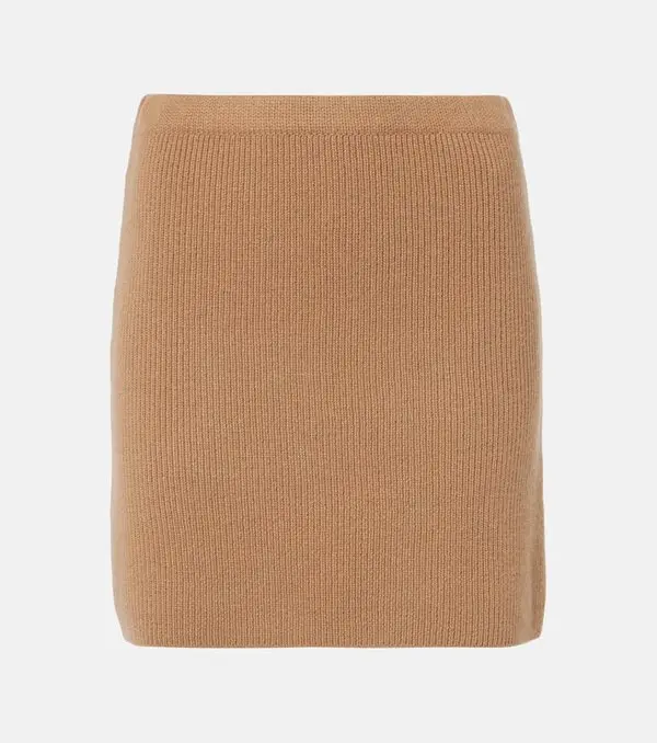 LISA YANG Mindy Cashmere Miniskirt - Brown