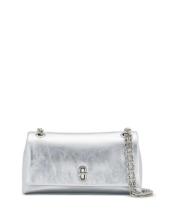 Marc Jacobs The Metallic Dual Chain Wallet - Silver