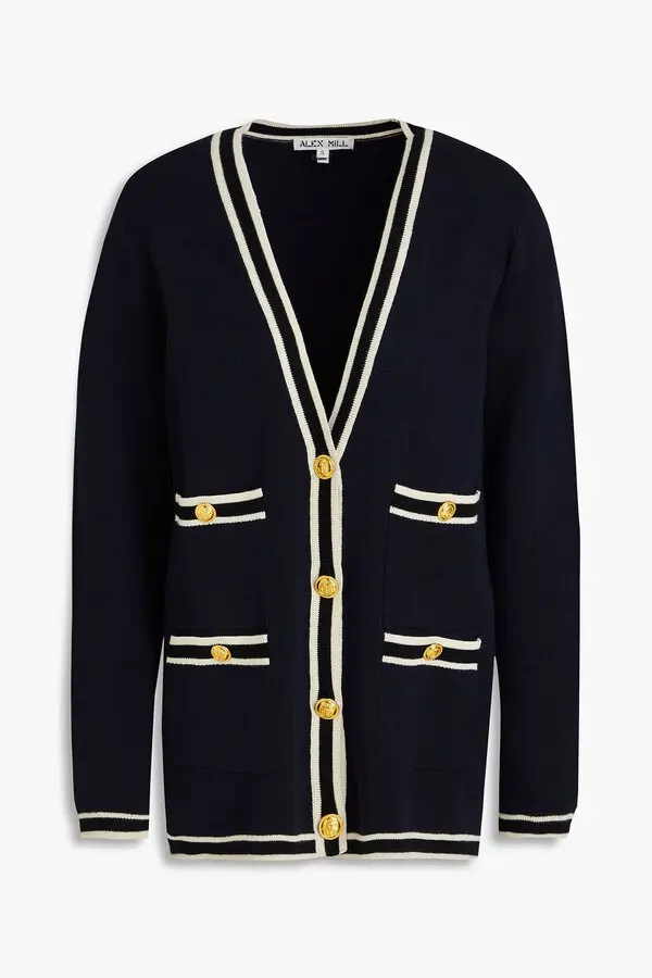 ALEX MILL Greta Cotton And Cashmere-blend Cardigan
