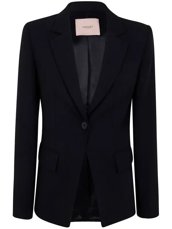 TWINSET Single-breasted Blazer - Black