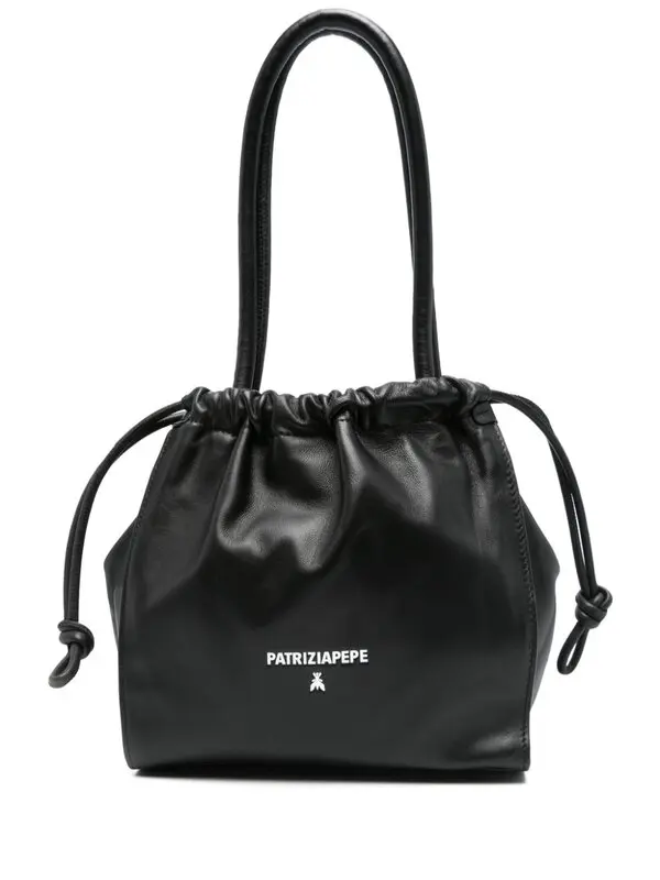 Patrizia Pepe Soft Rock Tote Bag - Black