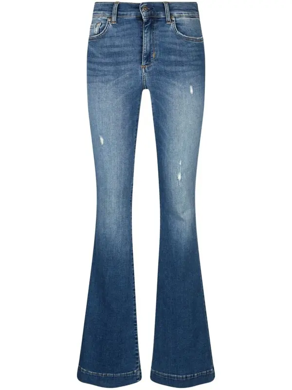 Liu Jo Rhinestone-embellished Bootcut Jeans