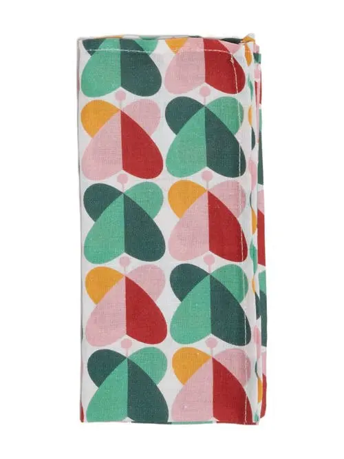 La DoubleJ Large Napkins Set Of 6 - Farfalle Multicolor