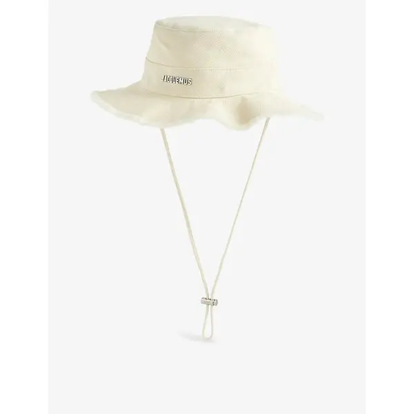 Jacquemus Le Bob Artichaut Cotton Bucket Hat - Off White
