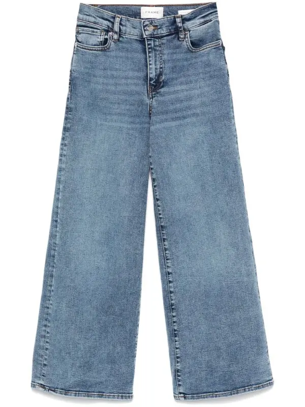 FRAME Le Pixie Slim Palazzo Jeans