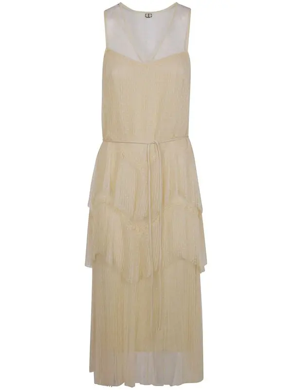 TWINSET Colourblock Midi Dress