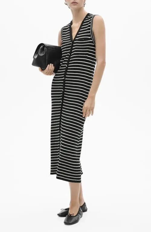 jersey balloon sleeve midi dress TAMMY SWEETHEART V LONG SHEER BALLOON SLEEVE MIDI DRESS main image 0