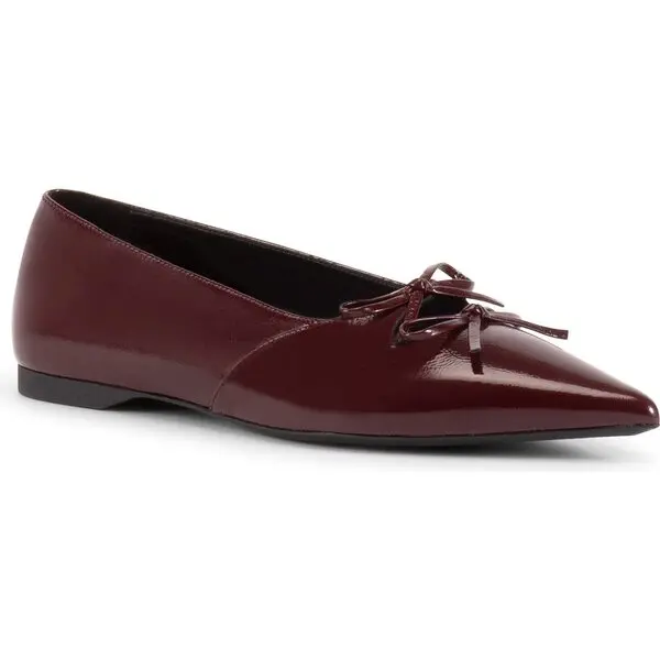 VAGABOND SHOEMAKERS Hermine Pointed-toe Flats - Cherry