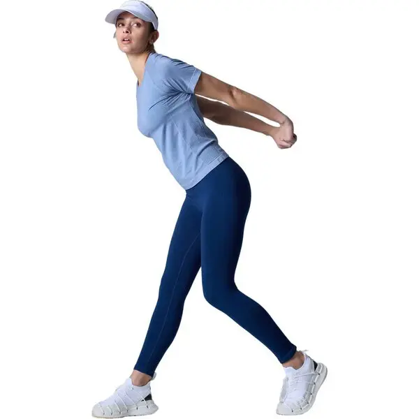COZY ZERO Tech Merino Pressure Legging - Poseidon
