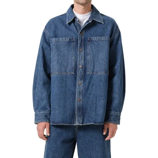 AGOLDE Atticus Denim Shirt Jacket - Creased Ind