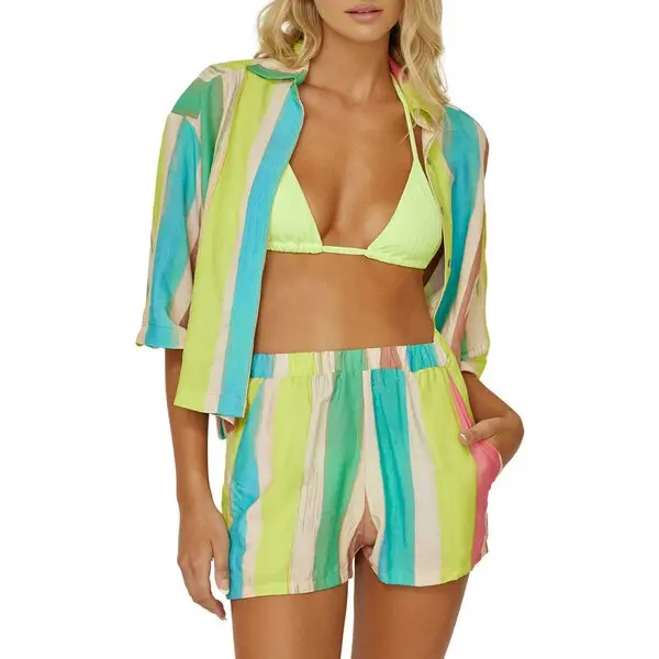 PQ Blake Button-up Cover-up Shirt