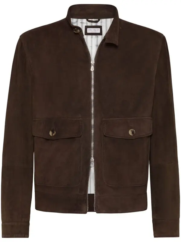 Brunello Cucinelli Suede Jacket