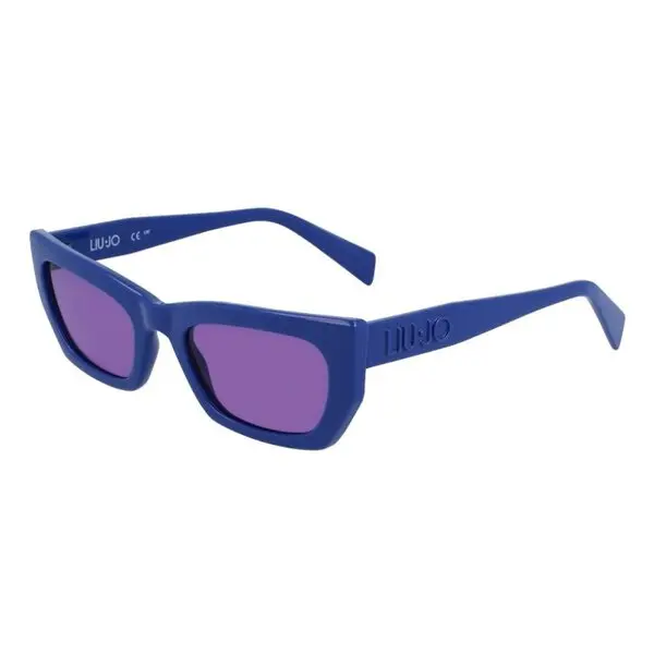 Liu Jo Cat-eye Sunglasses Lj790s 400 - Blue
