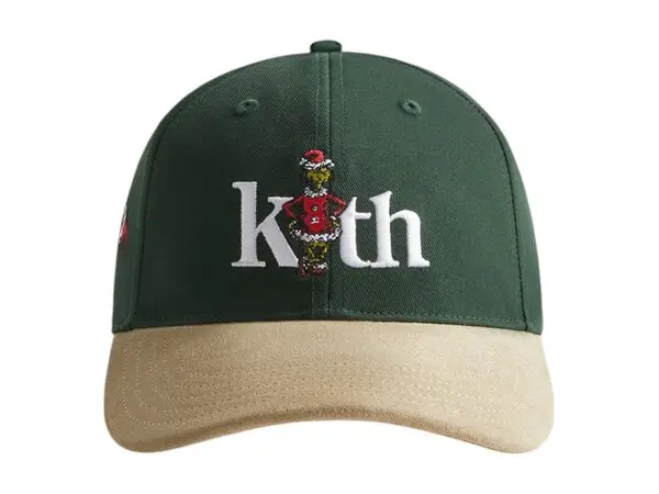 Kith X The Grinch Suede Brim Aaron Cap